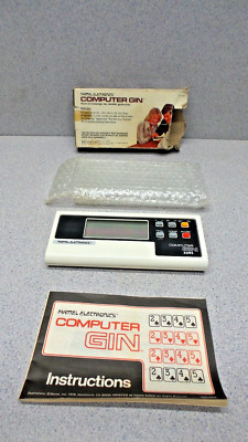 VINTAGE 1979 Mattel COMPUTER GIN Mattel Console in Box With ...
