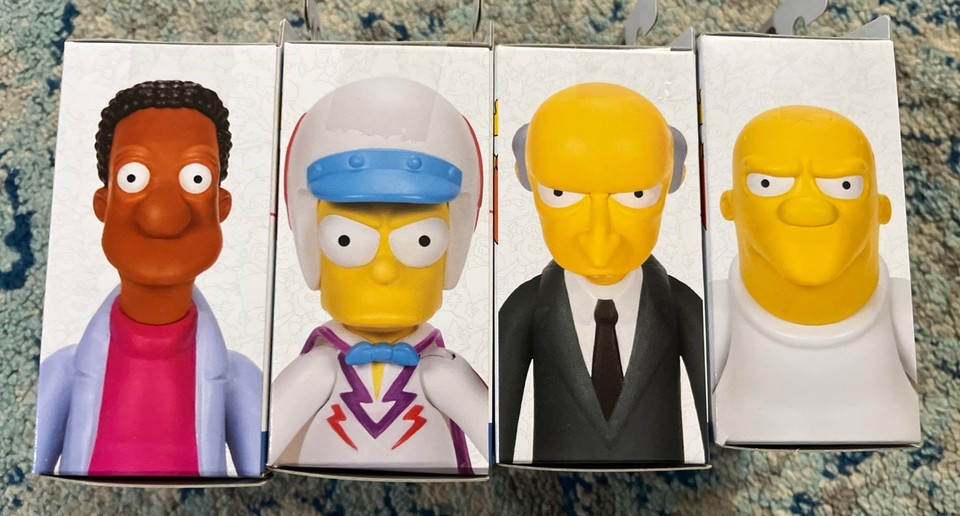 Jakks Pacific the Simpsons Wave 5 Mr Burns Kearney Carl Bart 2.5 ...