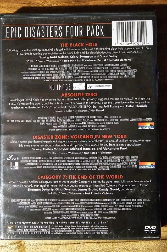 Epic Disasters Collectors Set (DVD) | eBay