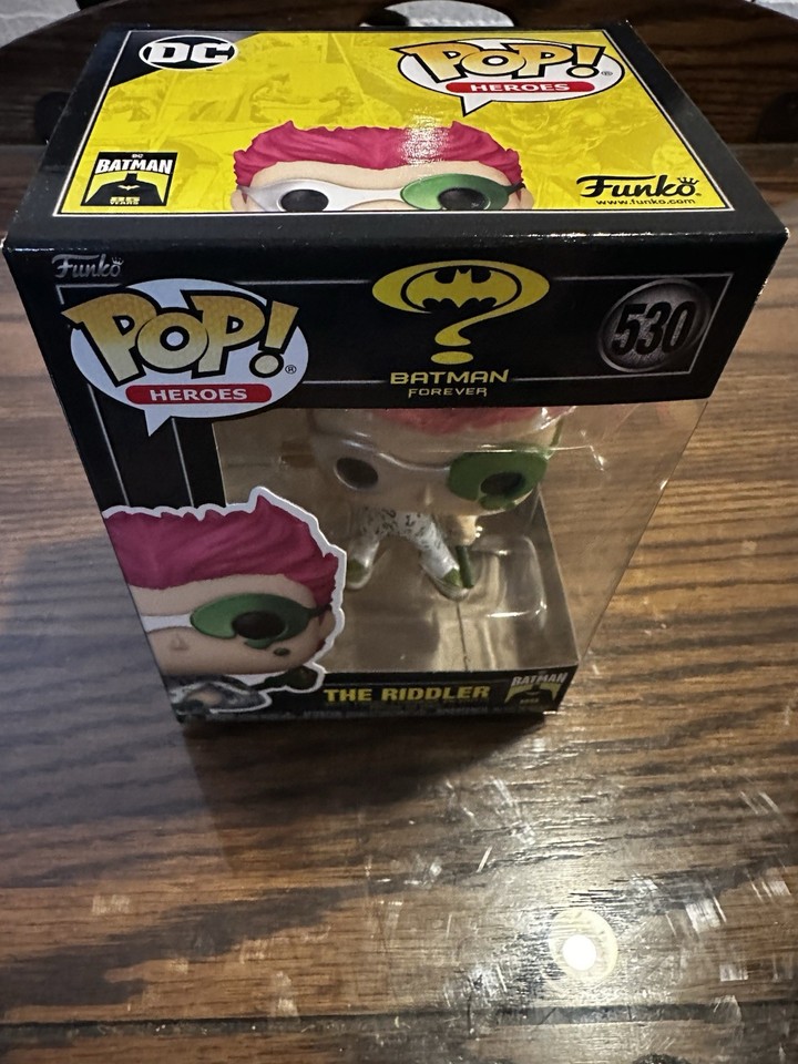 Funko Pop Heroes DC Universe Batman Forever The Riddler (Metallic) #530 ...