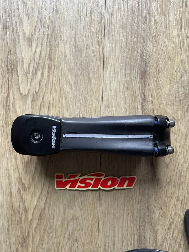 NEW - Vision Metron Carbon ACR road bicycle aero handlebar stem 110mm ...
