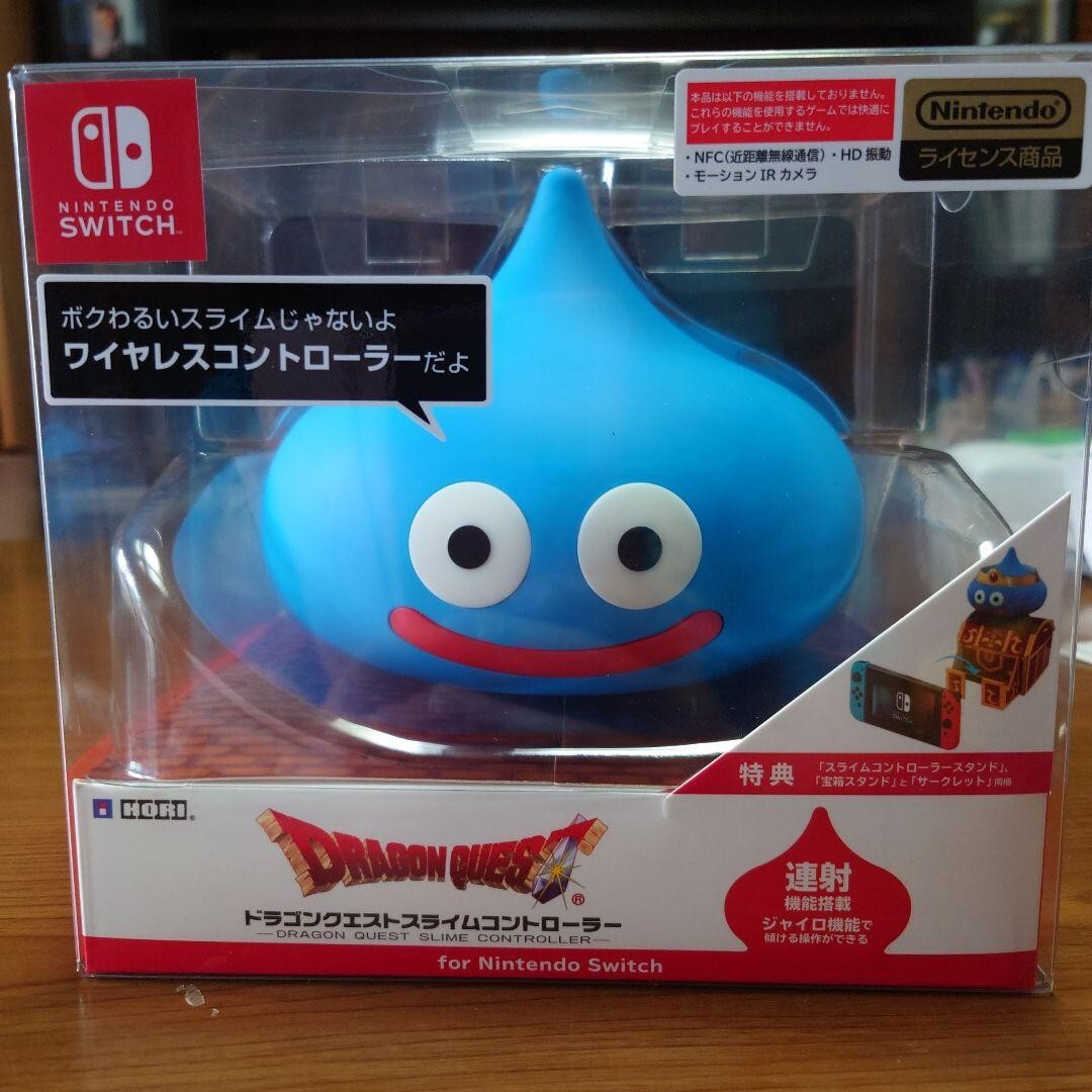 Hori NSW-147 Dragon Quest Slime Wireless Controller for Nintendo Switch ...