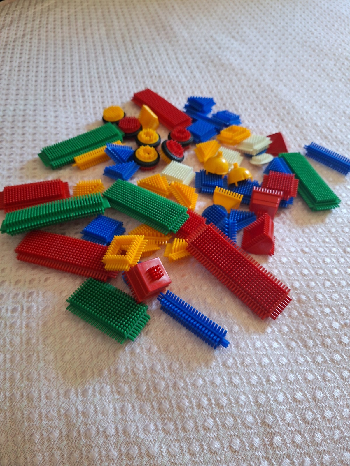 58-Piece Bristle Blocks- STEM Interlocking Building Blocks Educational ...