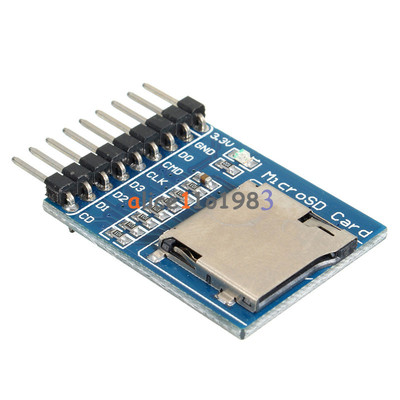 9 Pin Micro SD TF Card Reader Read & Write Module Storage Board Memory ...
