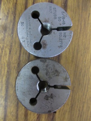Go & No Go Thread Ring Gage Set 5/16"-18 NC-3A | eBay