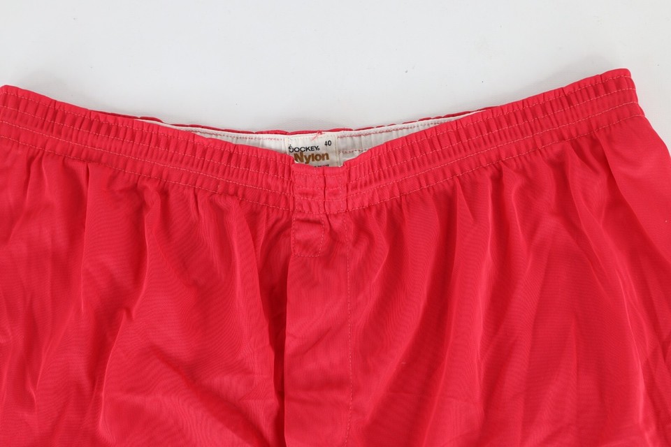 Deadstock Vintage 70s Jockey Mens Size 40 Nylon Boxers Underwear Red ...
