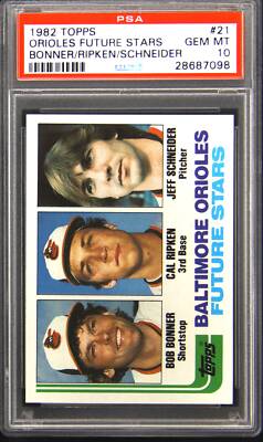 1982 Topps #21 Cal Ripken Jr. RC PSA 10 Gem Mint | eBay