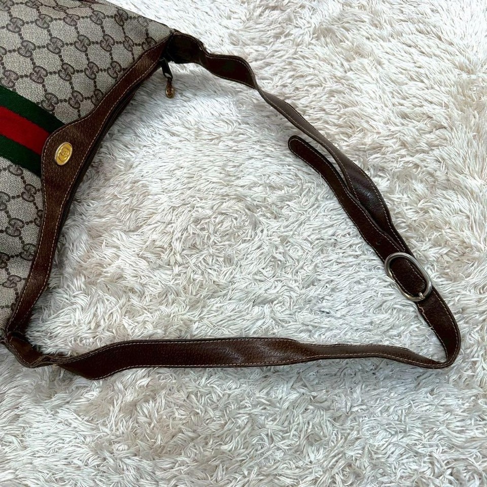 GUCCI Shoulder Bag Sherry Supreme GG Pattern Unisex Excellent Condition ...