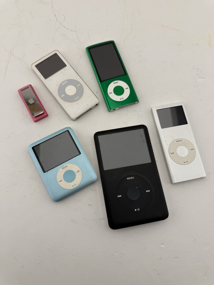 Apple iPod Job Lot Classic Nano Mini Mixed Models Various Colours ...