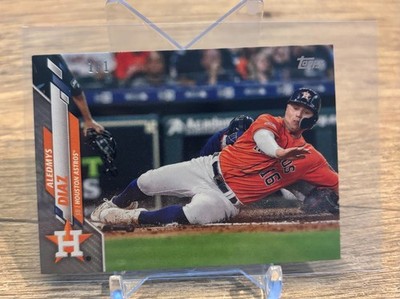 2020 Topps Mini Aledmys Diaz Platinum 1/1 Astros *Read* | eBay