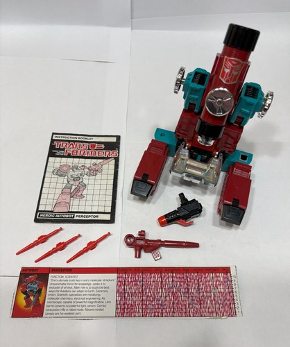 G1 Transformers vintage original Autobot scientist PERCEPTOR 100% ...
