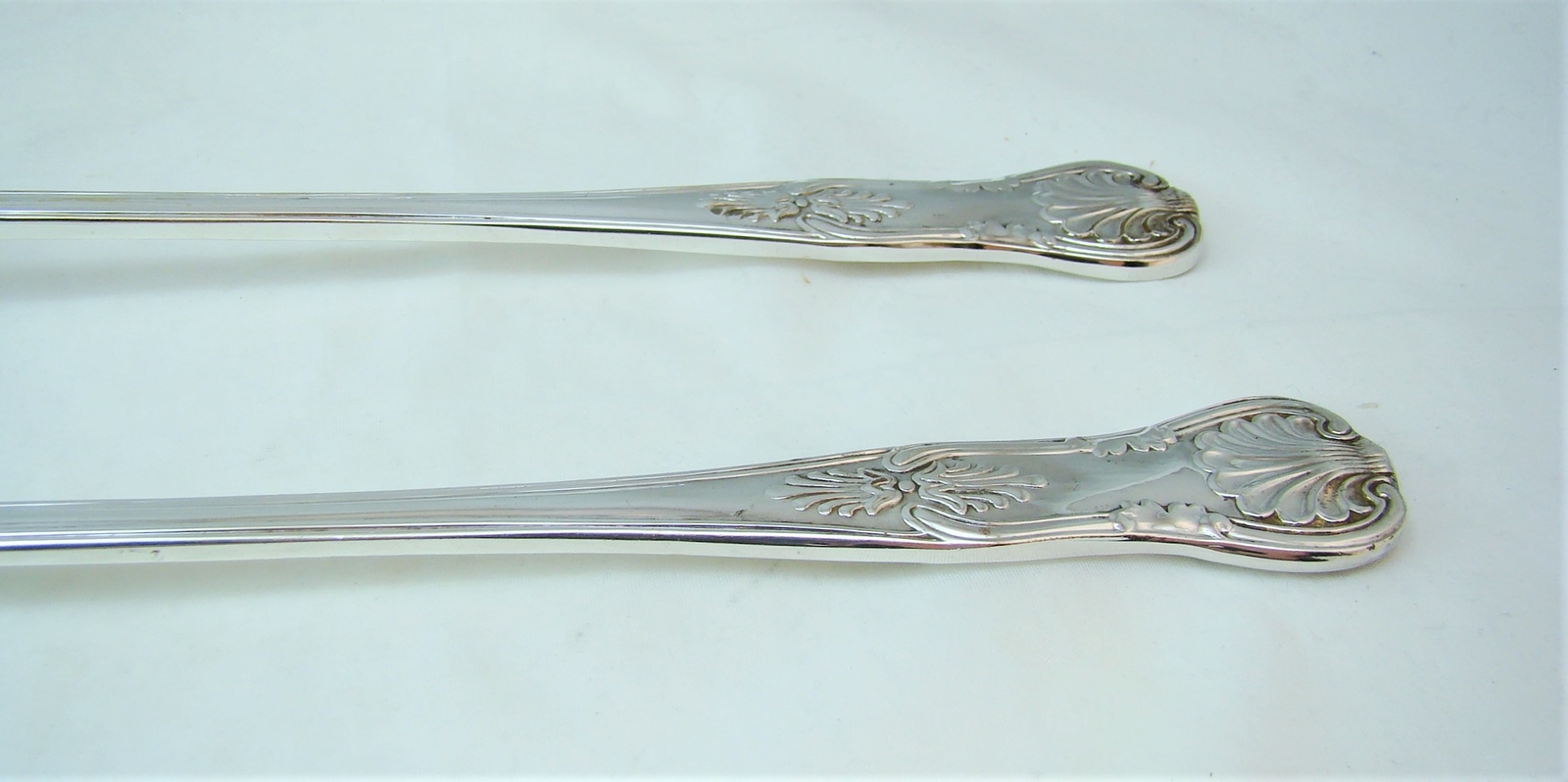 Kent Silversmiths Silverplate KINGS/QUEENS STYLE Salad Serving Set ...