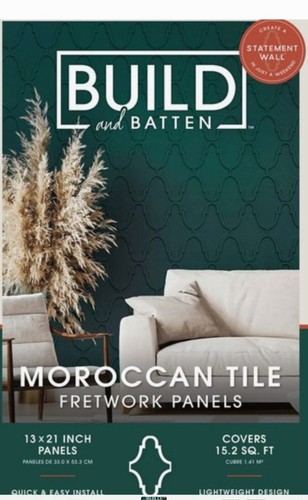 BUILD and BATTEN - 8 Pack Kit Unfinished Polystyrene Panel Frame ...