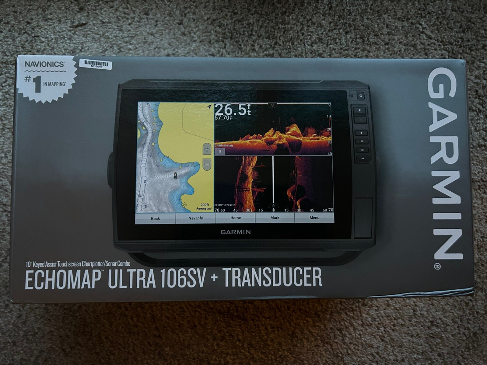 Garmin Echomap Ultra 106sv w/GT54UHD Transducer 010-02112-51 for sale ...