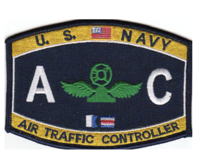 4.5" NAVY AC AIR TRAFFIC CONTROLLER EMBROIDERED PATCH | eBay