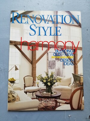 Renovation Style Magazine November 2001 Harmony/Blending Old & New ...