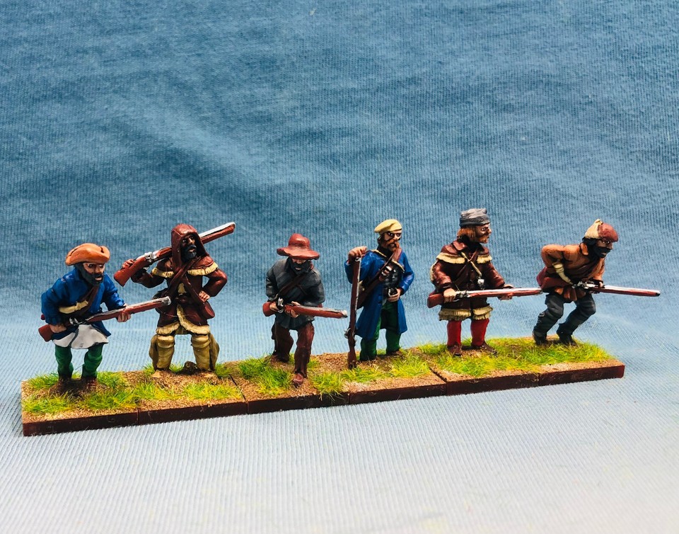 28mm French Indian War FIW Painted Native American War Party FIW34 | eBay