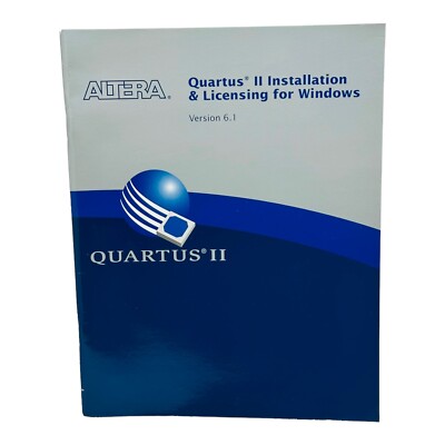 ALTERA QUARTUS II INSTALLATION V. 6.1 MANUAL | eBay