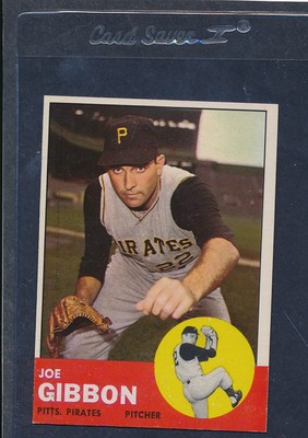 1963 Topps #101 Joe Gibbon Pirates EX 63T101-90316-2 | eBay