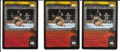 WWE RAW DEAL - 3X Indian Deathlock *FREE SHIPPING* RARE *Playset ...