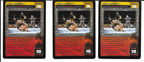 WWE RAW DEAL - 3X Indian Deathlock *FREE SHIPPING* RARE *Playset ...