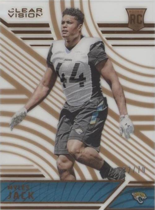 2016 Panini Clear Vision - Rookies Level 2 Myles Jack #155 Bronze /79 ...