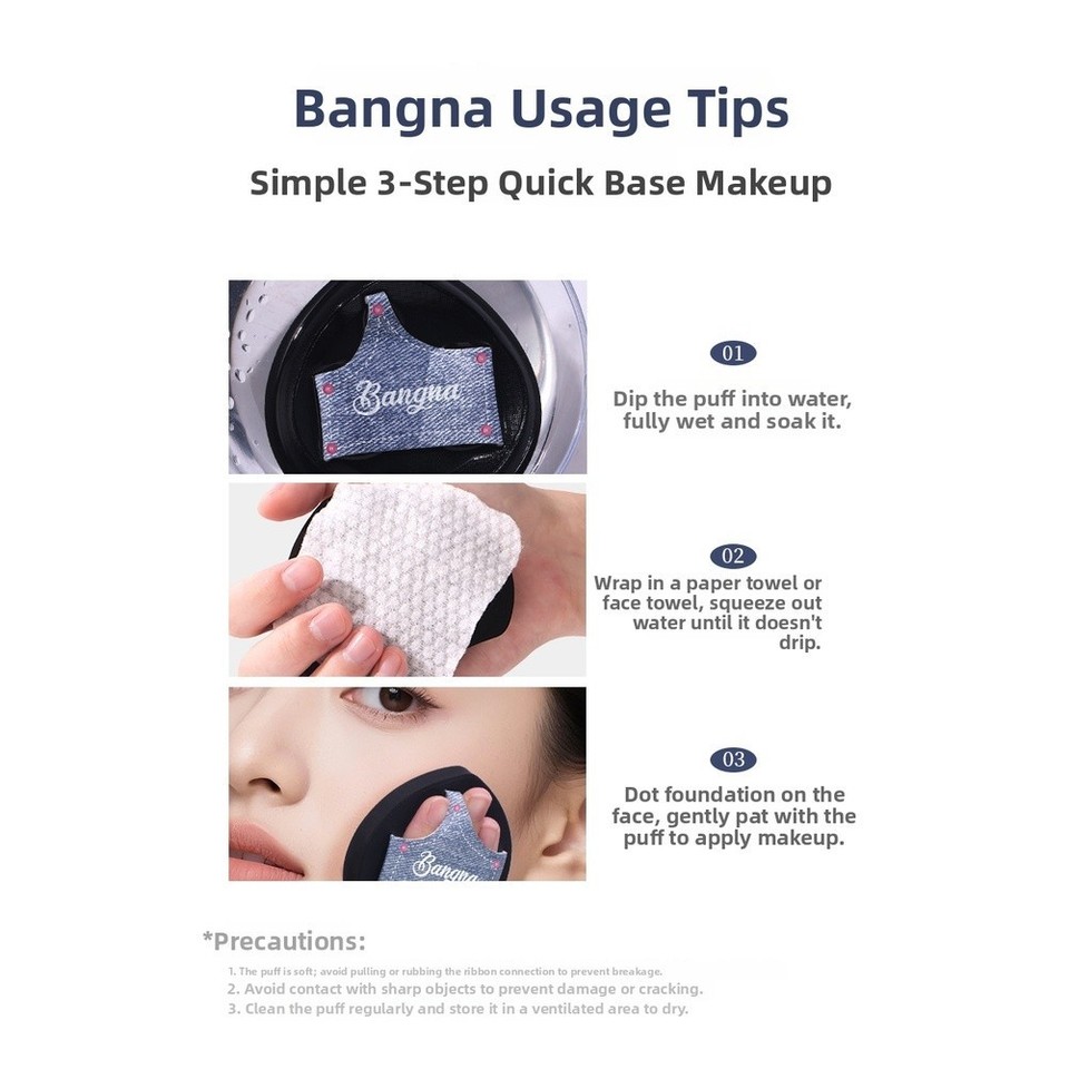 XL Makeup Sponge Soft Texture Water Expandable Non Absorbent for ...