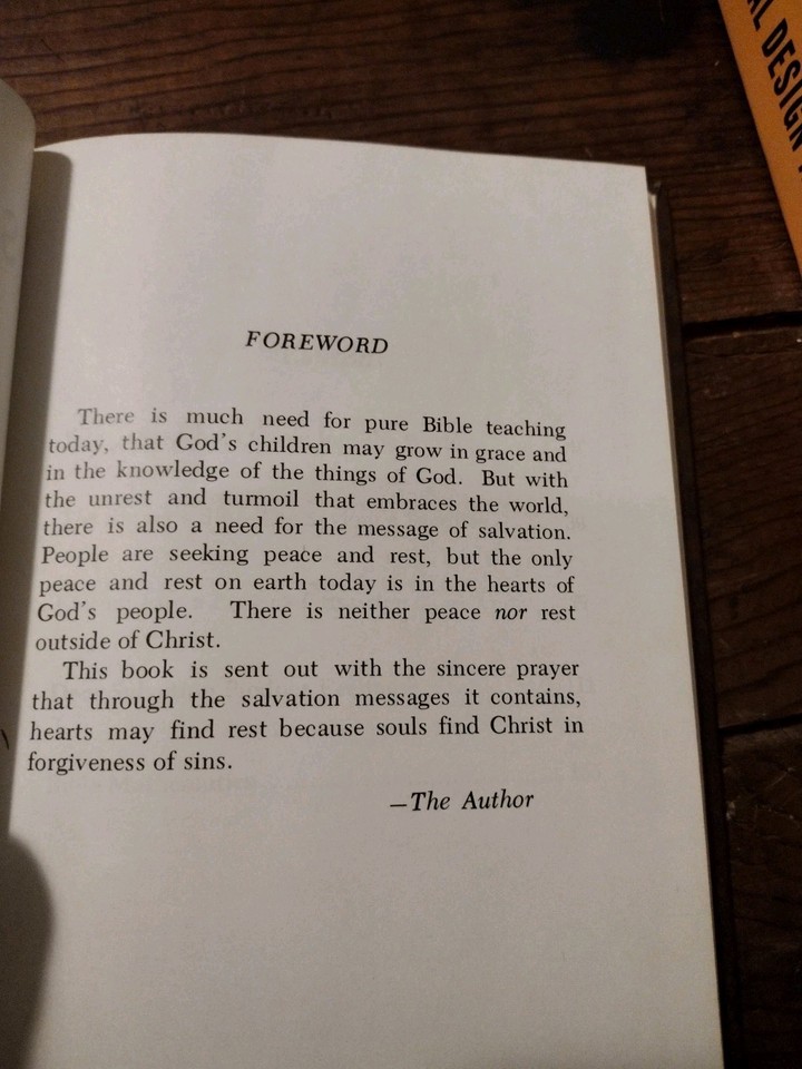 Salvation Sermons By Oliver B Greene Third Printing January 1973 The ...