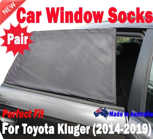 Car Window socks window sox rear seat Sun Shade Pair for Toyota Kluger (2014-19) | eBay
