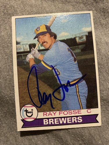 Ray Fosse Hand Signed 1979 Topps Milwaukee Brewers Autograph | eBay