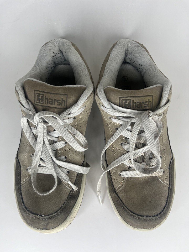 Harsh Shoes Sneakers Skateboarding Men Size 9 Beige/olive Green Color ...