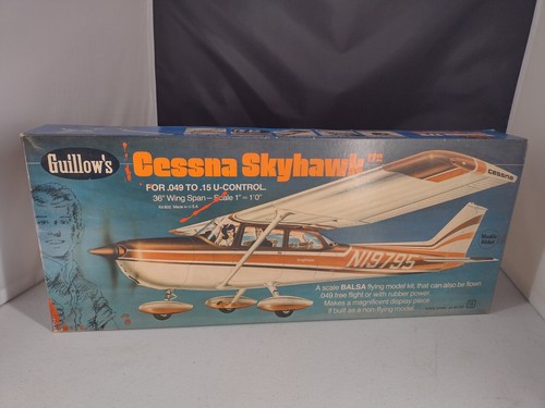 Guillows Cessna Skyhawk 172 Balsa Wood Airplane Model Kit 802 for sale ...