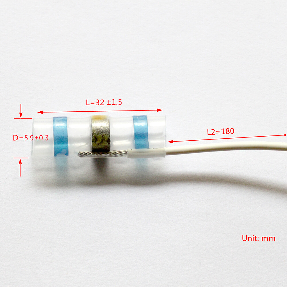 Solder Sleeve Shield Terminator Heat Shrink Sealed Insulation ...