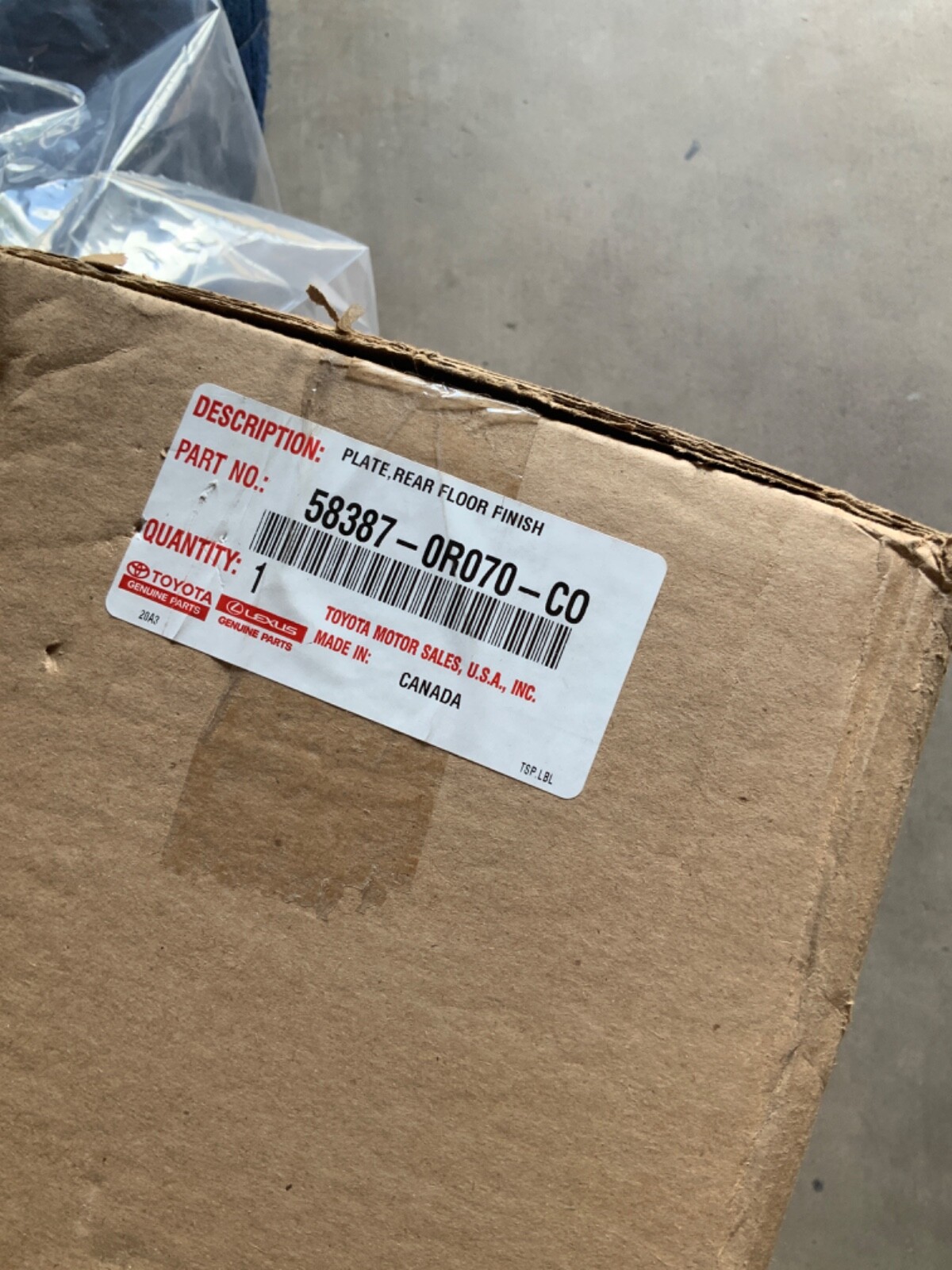 2016 - 2018 Toyota Rav4 Rear Panel Trim 58387-0r070-c0 for sale online ...