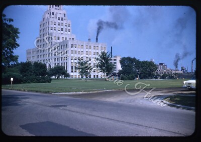 Decatur Illinois Staley Building 35mm Slide 1950s Red Border Kodachrome ...