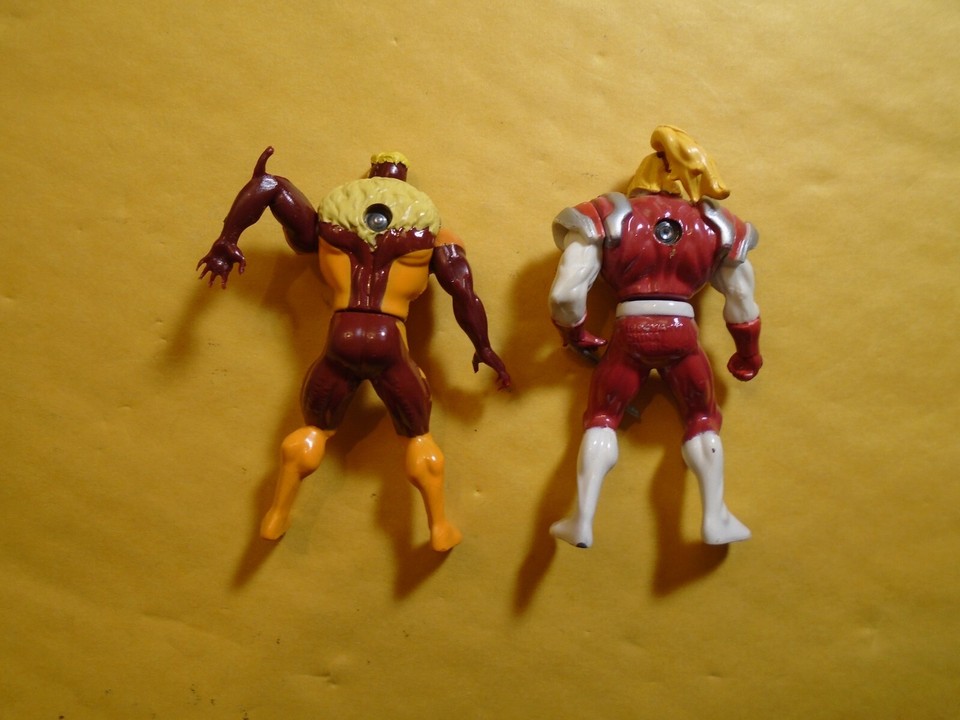 1990'S MARVEL METAL ACTION FIGURES, X- MEN ( OMEGA RED & SABERTOOTH ...