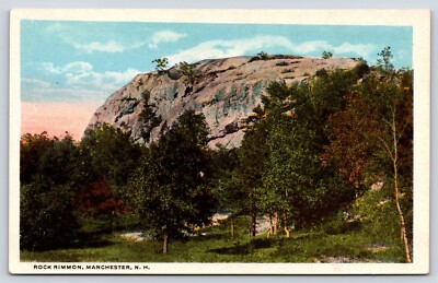 Vintage Postcard Rock Rimmon Manchester New Hampshire | eBay