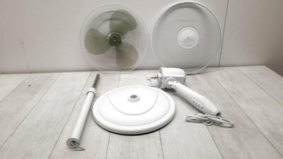 Schwenkbarer Standventilator ANJI DEPOT weiß | eBay
