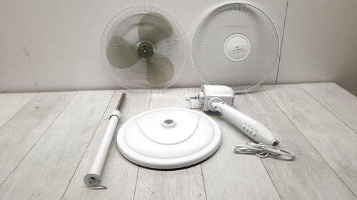Schwenkbarer Standventilator ANJI DEPOT weiß | eBay.de
