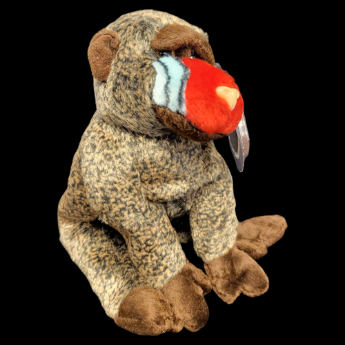 Ty Beanie Babies Cheeks The Baboon Brown Kids Animal Stuffed Soft Plush ...