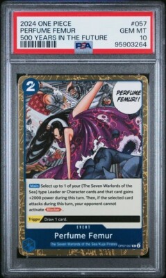2024 One Piece 500 Years in the Future Perfume Femur PSA 10 GEM RARE ...