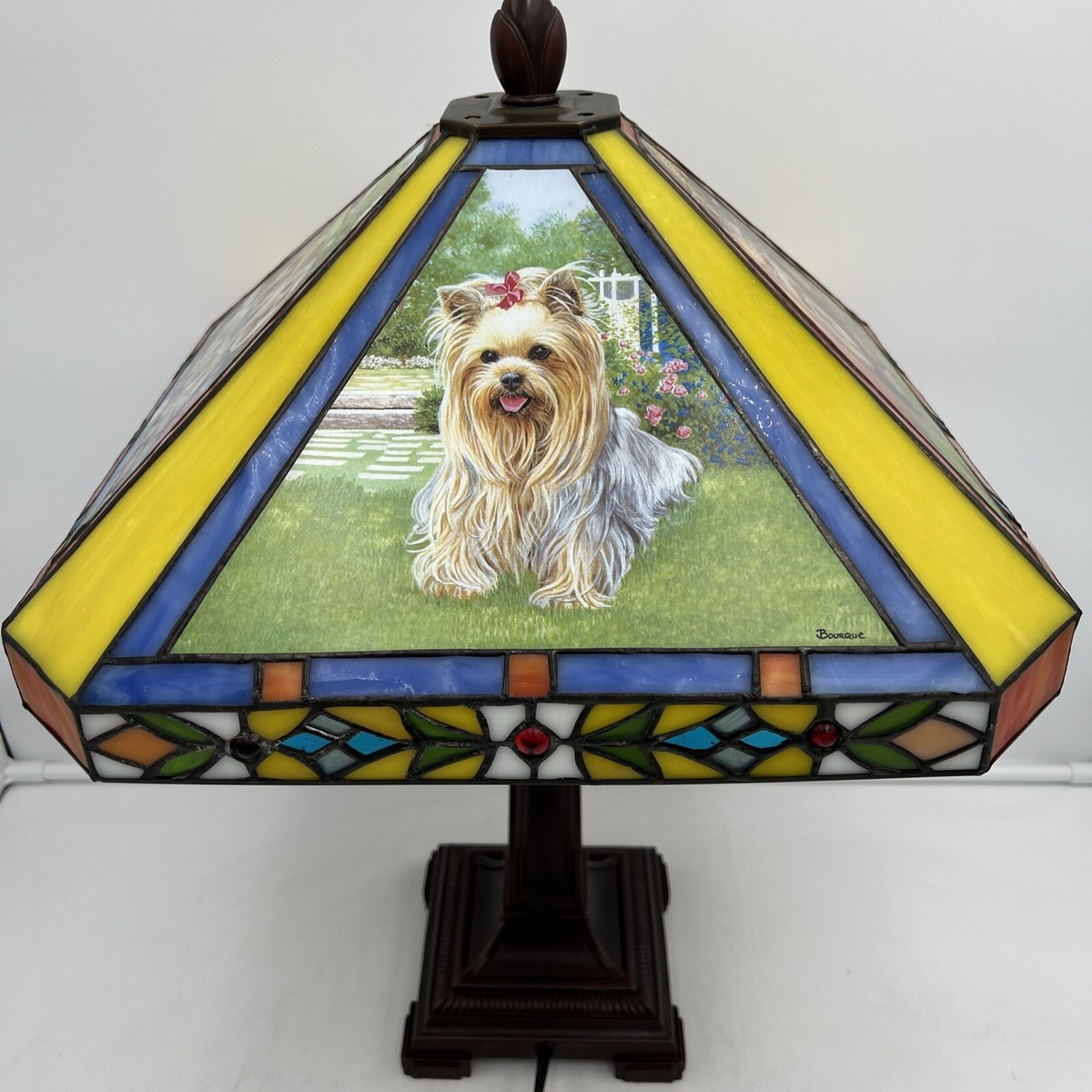 Yorkshire Terrier Stained Glass Pattern