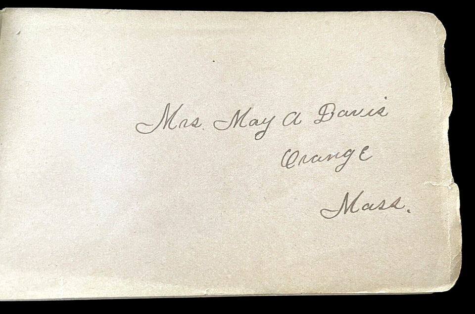 ANTIQUE Autograph Book Handwritten Entries from Bellows Falls Vermont ...