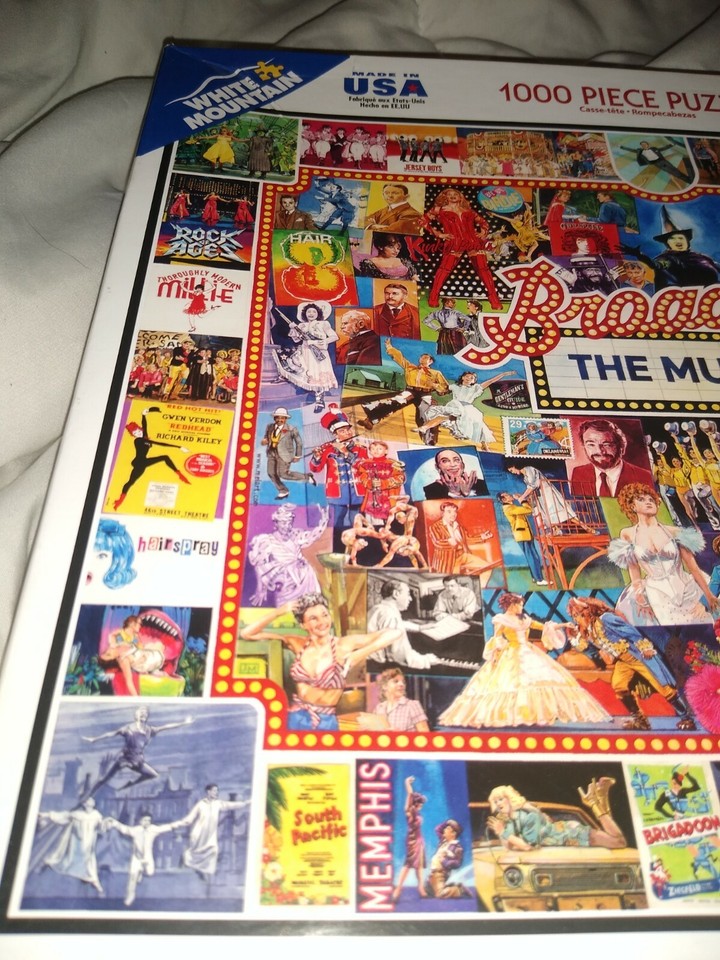 White Mountain Puzzles Broadway, 1000 Piece Jigsaw Puzzle | eBay