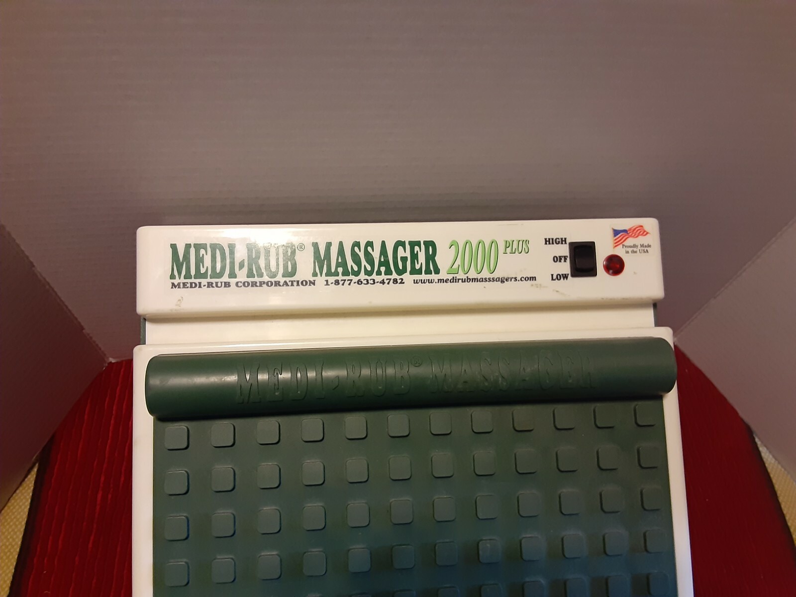 Medi-Rub 2000 Plus MR-3F Vibrating Foot Massager EX Condition! CLEAN ...