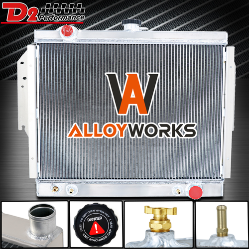 3 Row Aluminum Radiator For Dodge D/W 150 250 350 Ramcharger 5.2L 5.9L ...