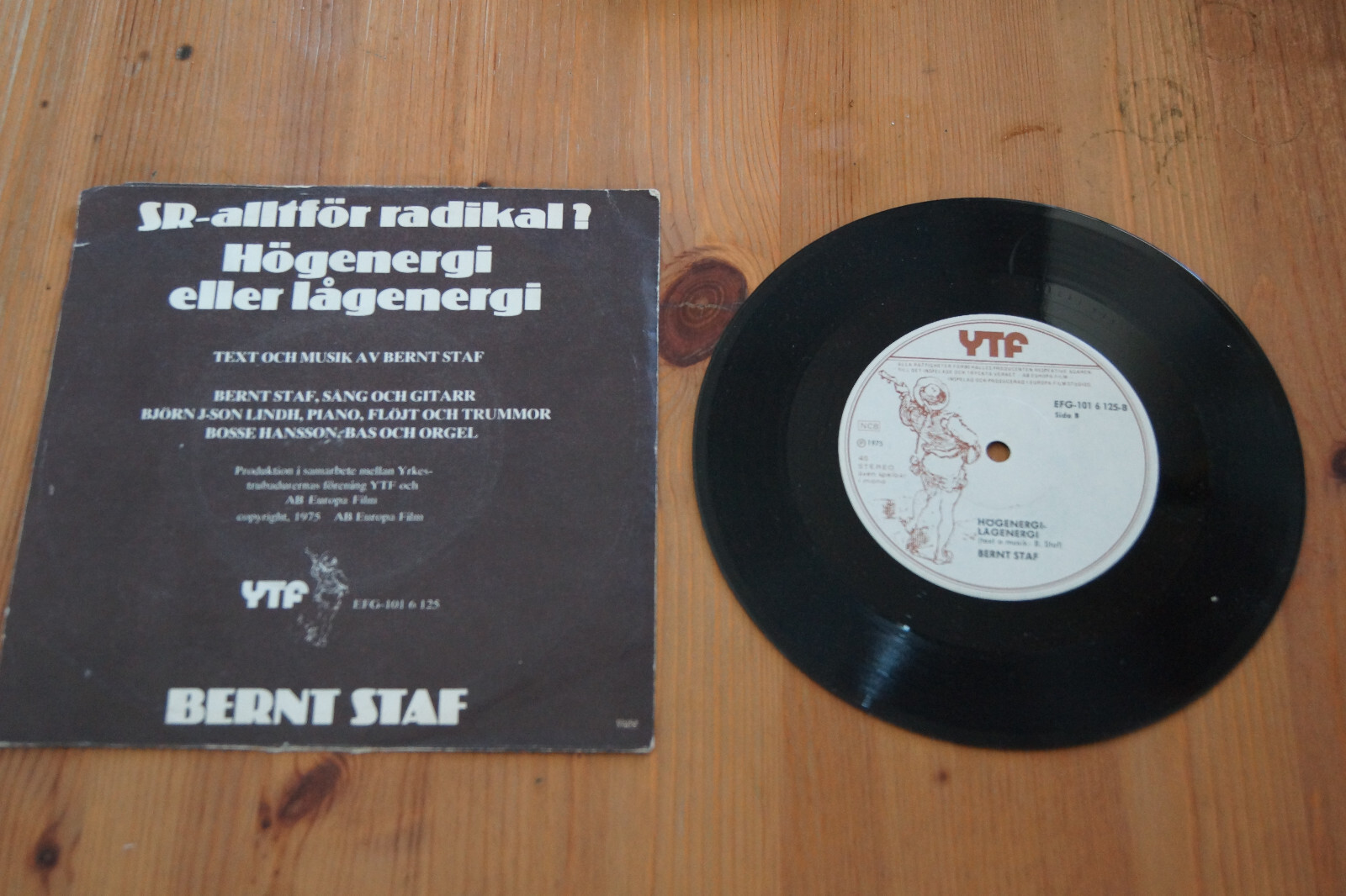 BERNT STAF SR ALLTFOR RADIKAL TRES RARE SP SUEDOIS POP FOLK 1975 | eBay