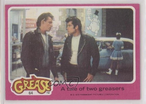 1978 Topps Grease John Travolta Jeff Conaway A Tale of Two Greasers #64 0uf1 | eBay