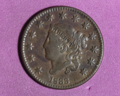 1833- Head Large One Cent Coin #P23550 | eBay