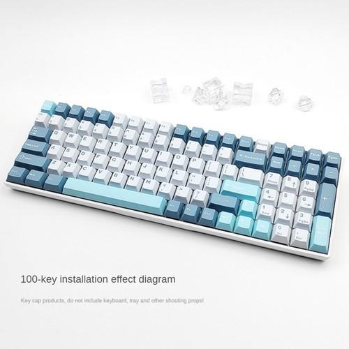 125 Keys PBT Shot Keycaps Set Key Caps Cherry Height for MX ...